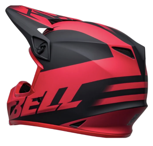 Bell MX-9 MIPS Disrupt Matte Black/Red Motocross Helmet – SGI