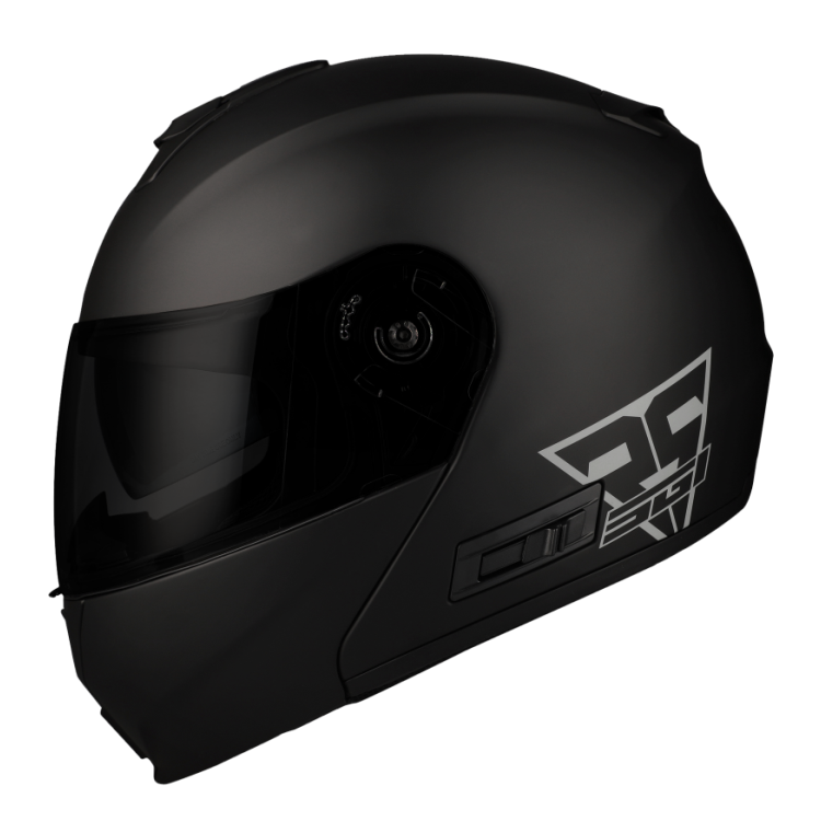 SGI Fusion Matt Black Modular Motorcycle Helmet | Helmets RSA