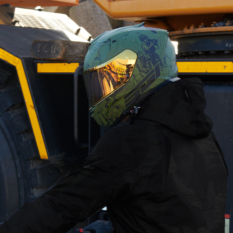 SGI Rival Centurion Olive Motorcycle Helmet | Helmets South Africa