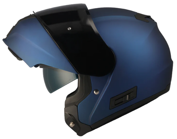 SGI Fusion Metallic Blue Modular Motorbike Helmet | Helmets South Africa
