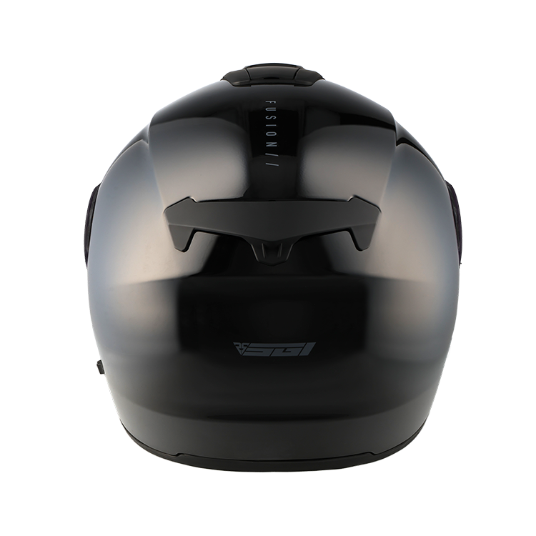 SGI Fusion Gloss Black Modular Motorbike Helmet | Helmets South Africa